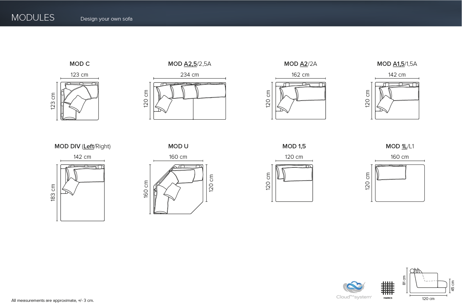 Jade 4-sits Soffa | Nya Infinity från Bellus | Möbelhuset